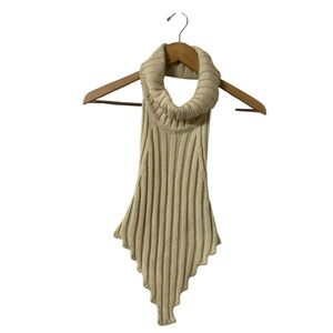 Local European | Sweaters | Local European Saro Cream Knit Open Back ...